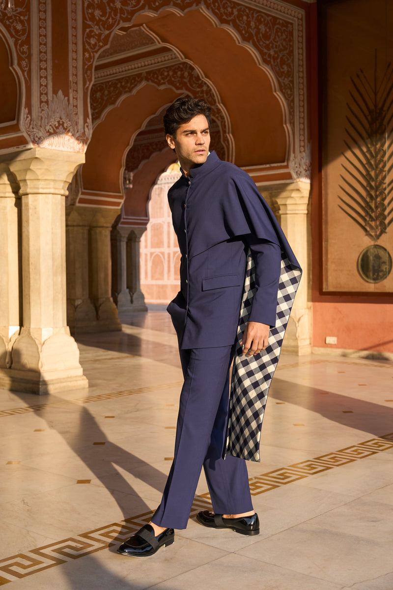 Draped Panel Suit – dash and dot