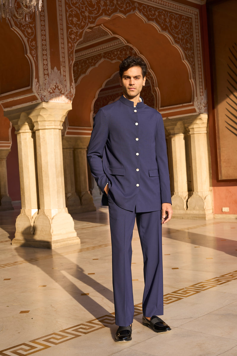 Draped Panel Suit – dash and dot