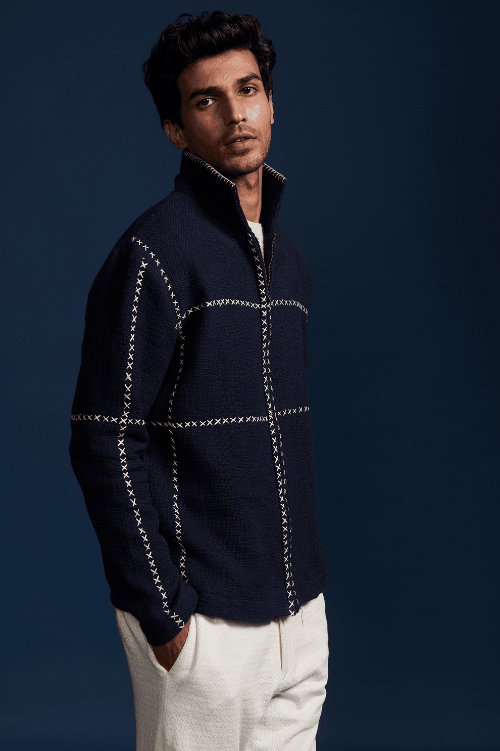 dash and dot - Cross Stitch Jacket Online