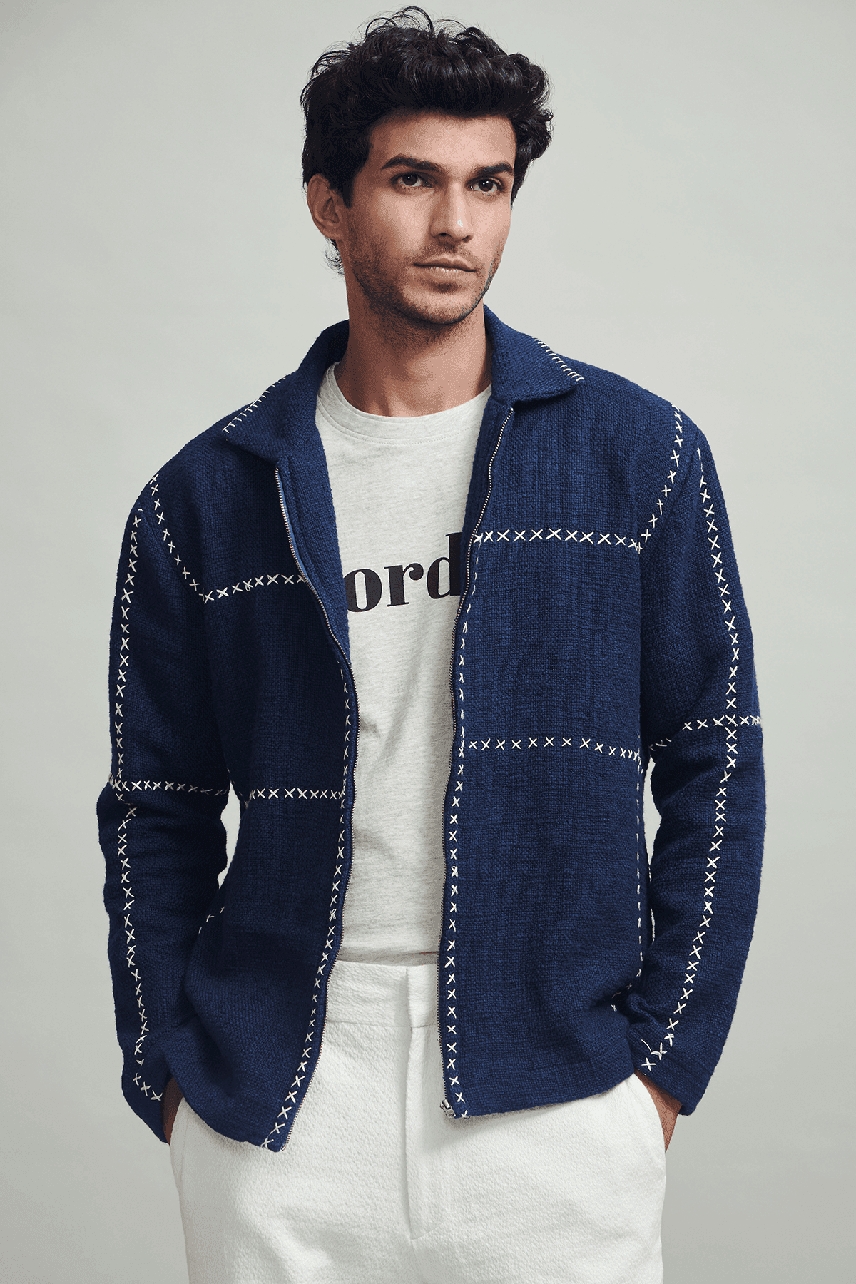 dash and dot - Cross Stitch Jacket Online